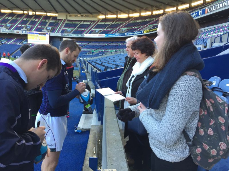 Behind the Scenes at the Captain's Run - Scottish Rugby Blog